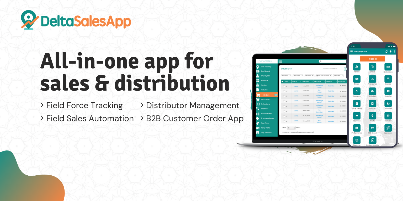 Industries For Field Sales Force Management Software | Delta Sales App